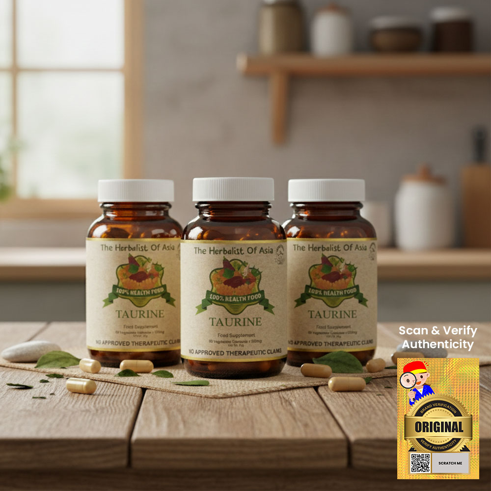 The Herbalist Of Asia Taurine Capsule 500mg 90 Vegetarian Capsules ...